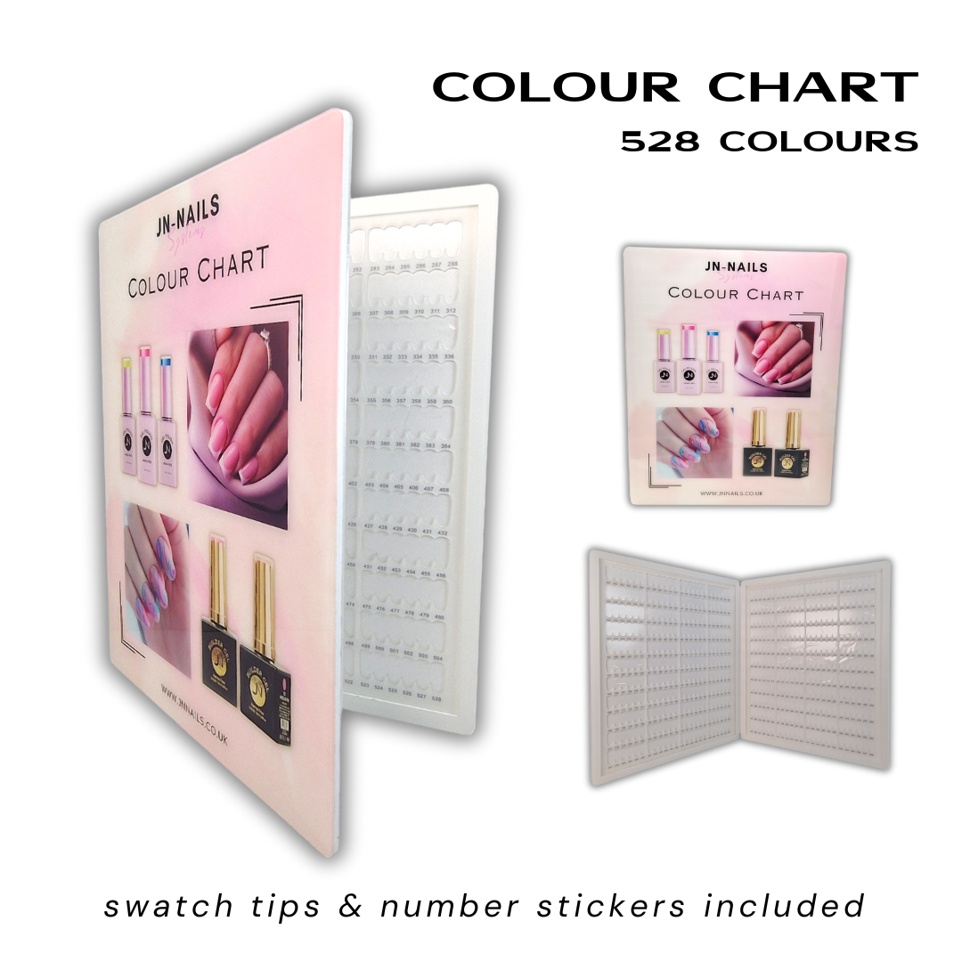 Colour Chart Book - 528 Colours – JN NAILS